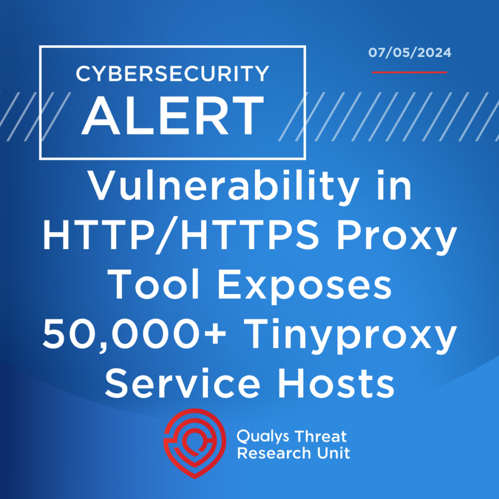 Tinyproxy HTTP Connection Headers Use After Free Vulnerability (CVE-2023-49606) – Qualys ...