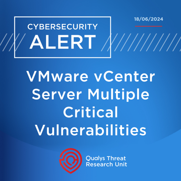 VMware vCenter Server Multiple Critical Vulnerabilities (CVE-2024-37079 ... VMware vCenter Server Multiple Critical Vulnerabilities (CVE-2024-37079 ...