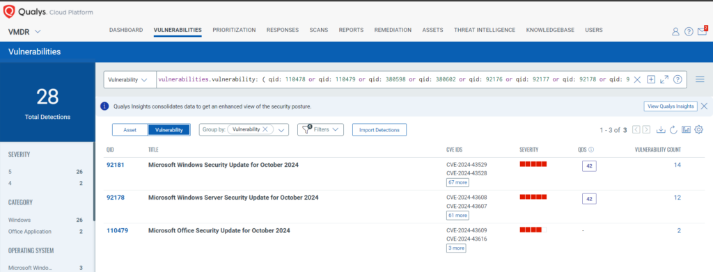 Microsoft Patch Tuesday, October 2024 Security Update Review – Qualys ...